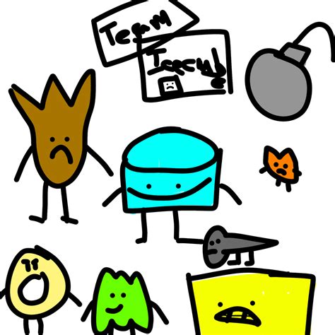 Every Pre Split Bfb Team Drawn Badly R Battlefordreamisland
