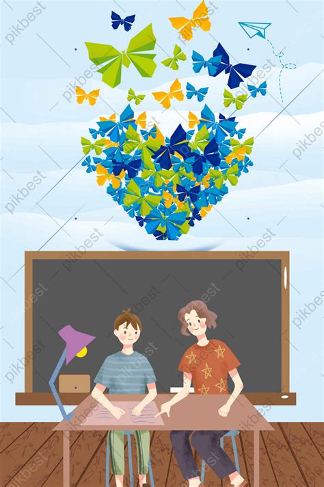 College Entrance Counseling Class Poster Background Backgrounds Psd