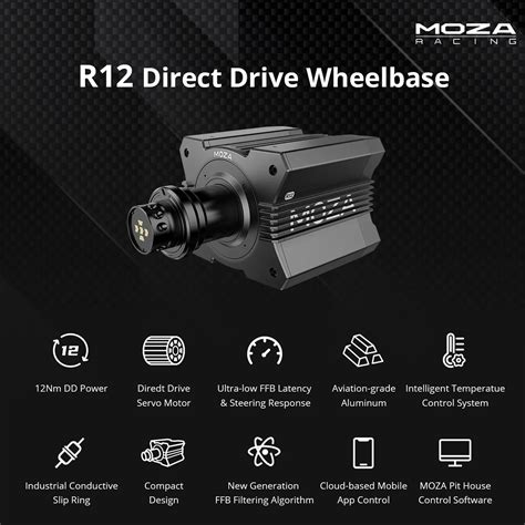 R12 Wheel Base Moza Racing Gt Omega Gt Omega Uk