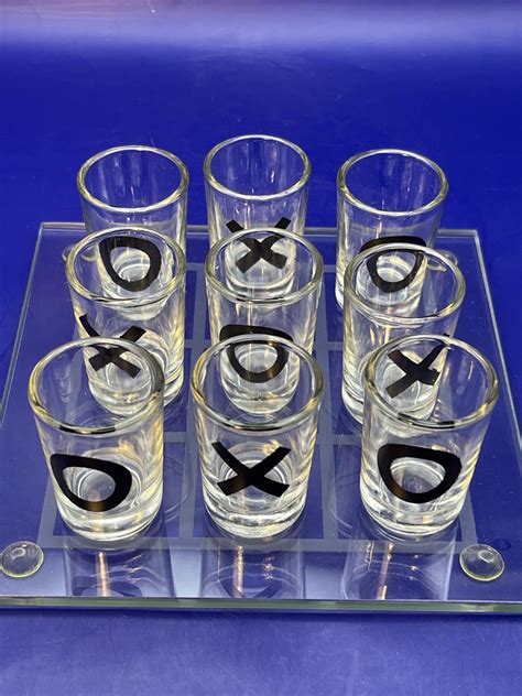 Shot Glass Tictactoe Game Cupofmood