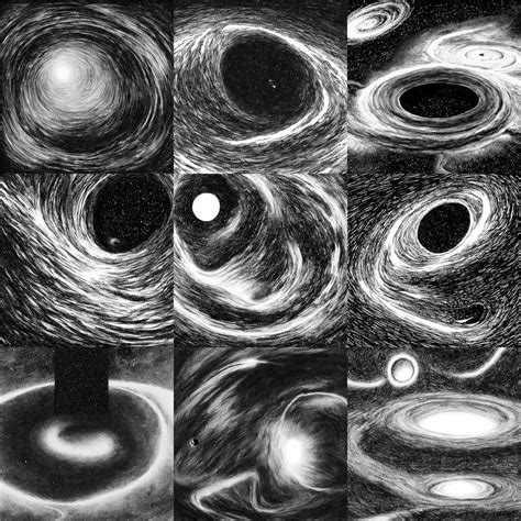 A Black Hole Outerspace Infinite Landscape Stable Diffusion