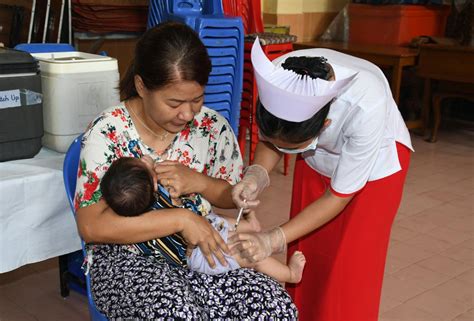 တာမွေမြို့နယ်၌ ကာကွယ်ဆေးအကြိမ်ပြည့် မထိုးနှံရသေးသော ကလေးငယ်များအား ပုံမ