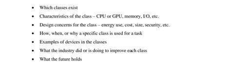 Solved Which Classes Exist Characteristics Of The Class