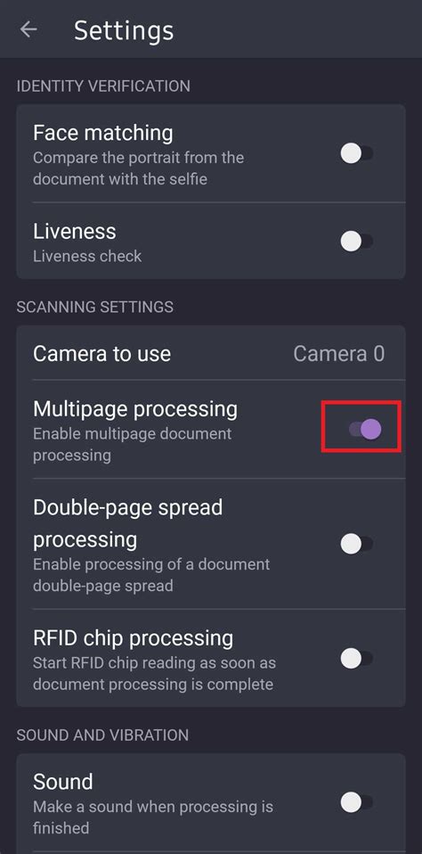 Multipage Processing Via Mobile Application Regula Forensics Help Center