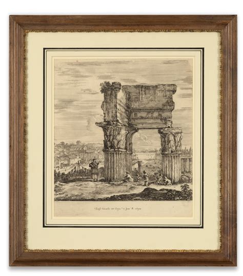 Della Bella Stefano 1610 1664 Suite Of Six Etchings Of Rome And