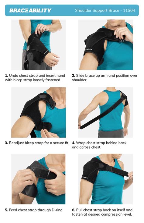 Shoulder Support Brace Compression Sleeve For Torn Rotator Cuff