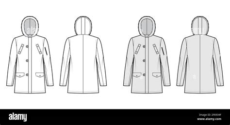 N 3b Flight Parka Technical Fashion Illustration With Oversized Fur