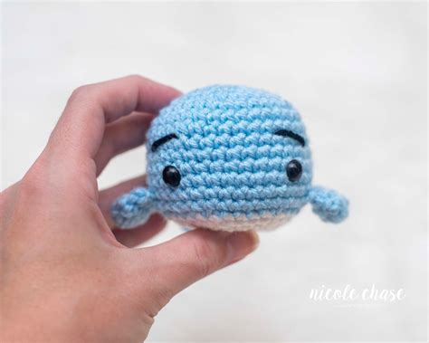 Free Mini Whale Crochet Pattern And Video Tutorial