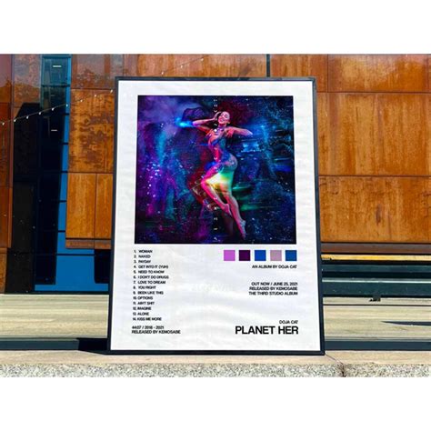 Doja Cat Planet Her Album Cover Poster 2 Inspire Uplift