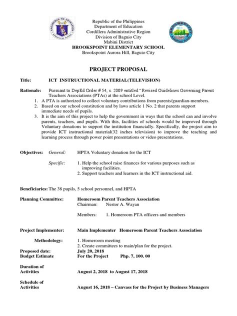 Project Proposal Final Pdf Educational Technology Behavior