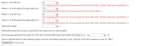 solved consider the geometric and traffic characteristics