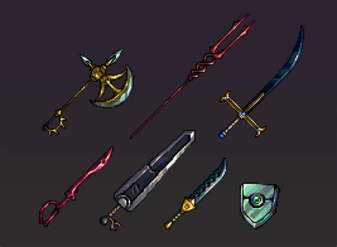 Made Some Anime Weapon Sprites Rterraria