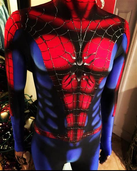 Custom Airbrushed Spidey Suit Etsy