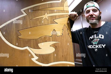 Interview With Icehockey Player Thomas Vanek Minnesota Wild On 10 October 2014 At The Xcel