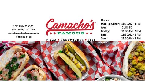 Camachos Famous Pizzeria And Tavern Clarksville Tn