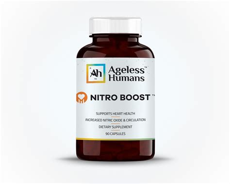 Nitroboost™ Best Nitric Oxide Supplement Natural Nitric Oxide Booster Ageless Humans™
