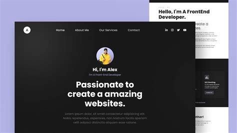 Create A Portfolio Website Only Using Html And Css