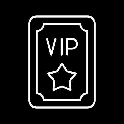 Vip Pass Vector Icon 16222955 Vector Art At Vecteezy