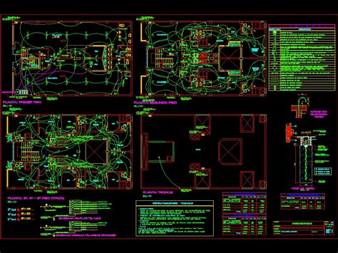 Edificio Planos Completos En Dwg 396 11 Kb Librería Cad