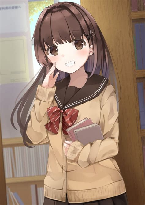 Capelli Castani Ragazza Anime 100 Immagini Ragazze Capelli Castani