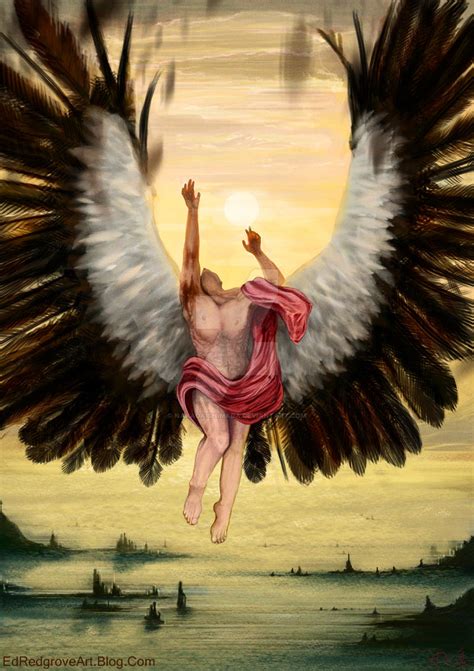 Icarus Falling By Nakadaishimada On Deviantart