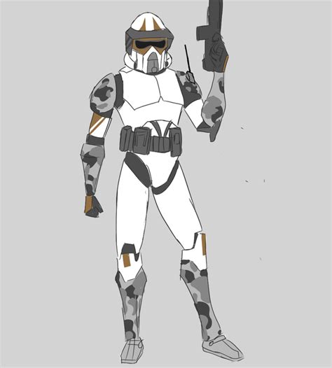 I Designed An Arf Trooper Commander To Make A Custom Figure Into What Do You Think I Feel Like