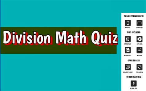 Division Math Quiz 🕹️ Play Now On Gamepix