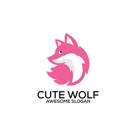 Cute Wolf Logo Cool Wolf Logo Posters For Sale Redbubble