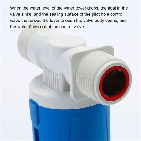 Water Tower Tank Plastic Float Ball Valve Switch Water Level Automatic