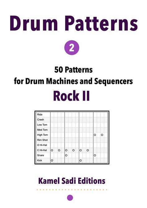 Drum Patterns For Drum Machines Ans Sequencers