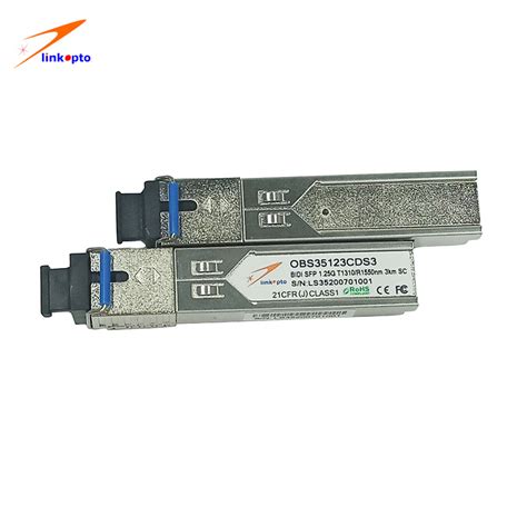 Compact Sc Sfp Pluggable Optical Module Gigabit Sfp Transceiver High