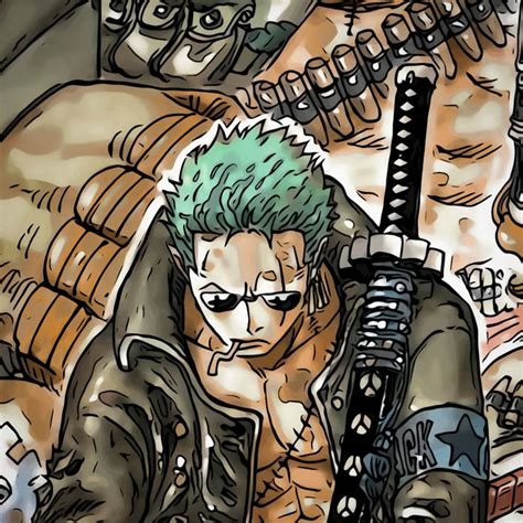 𝖹𝗈𝗋𝗈 𝗂𝖼𝗈𝗇 𝗆𝖺𝗇𝗀𝖺 𝖼𝗈𝗅𝗈𝗋𝖾𝖽 Zoro One Piece One Piece Manga Roronoa Zoro