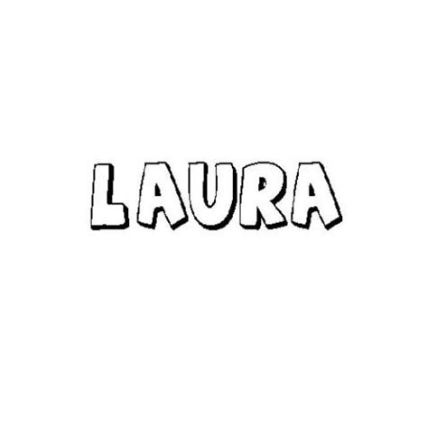 Laura Dibujos Para Colorear