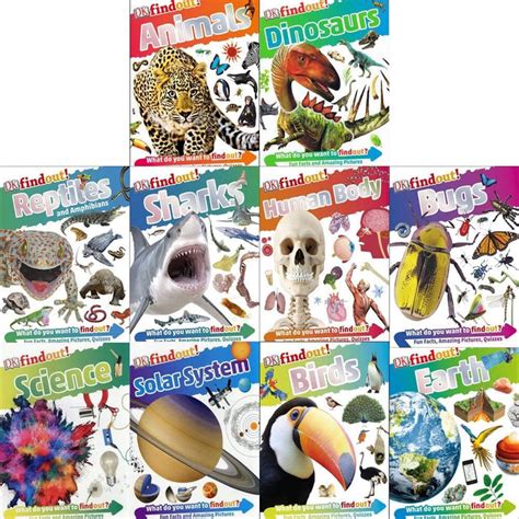Dk Findout Series With Fun Facts And Amazing Pictures 10 Books Collec