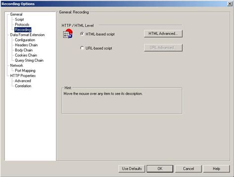 Load Runnervugen Recording Settings