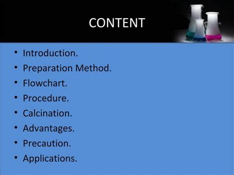 Solution Combustion Method For Syntheis Of Nano Particles Ppt