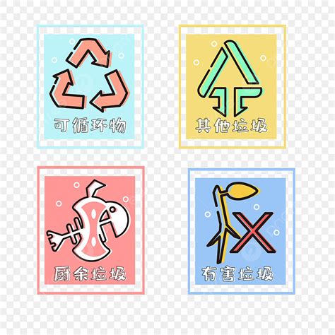 Garbage Classification Vector Hd Images Garbage Classification Logo