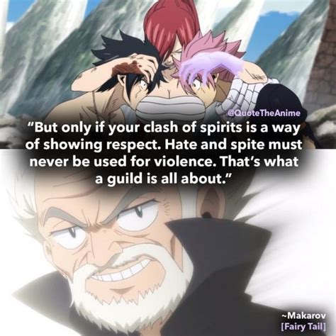 Fairy Tail Quotes Makarov To Gajeel