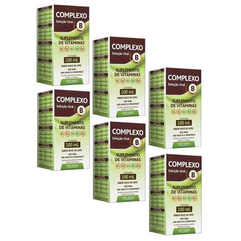 Kit 6 Complexo B Multivitaminico Gotas 100ml Arte Nativa Shopee Brasil