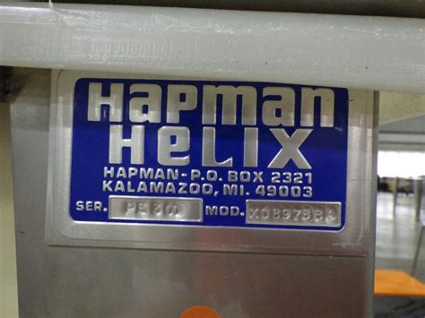 Hapman Flexible Screw Conveyor Feeder High Performance Packaging