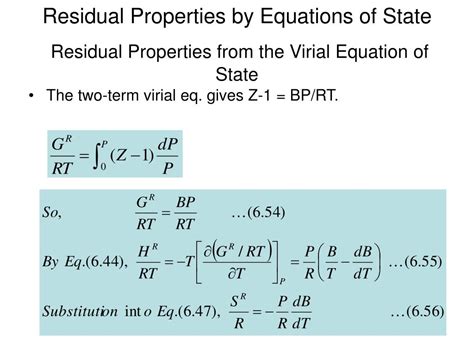 Ppt Chemical Engineering Thermodynamics I Lecture 4 Powerpoint Presentation Id 5119275