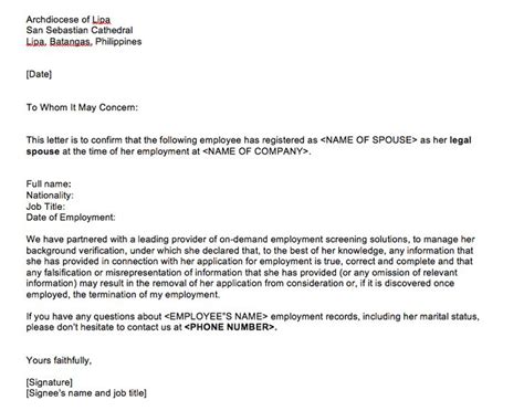 Authorization Letter Template Philippines Best Templates Resources