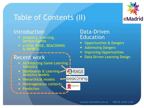 data driven education and serious games ppt