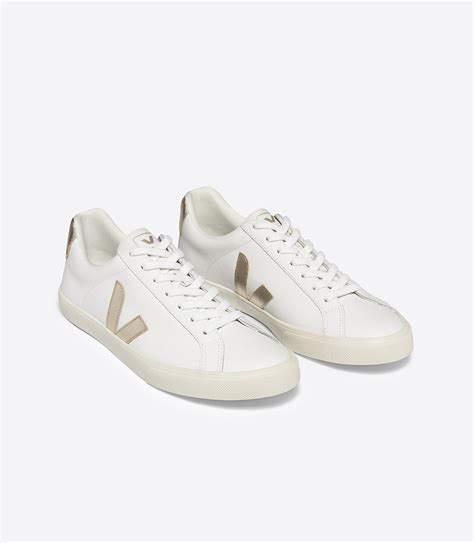 Esplar Leather White Platine Veja