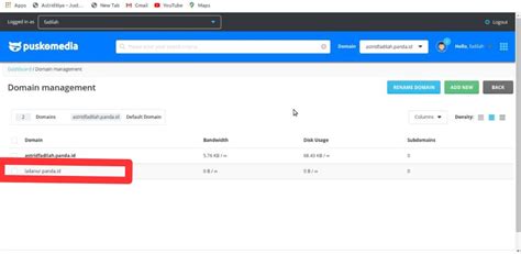 cara menambahkan domain baru di hosting directadmin puskomedia indonesia