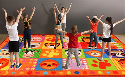Classroom Rugs Elementary75x13 Colorful Classroom Rugs