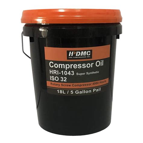 Hpdmc Iso 32 Grade Synthetic Based Compressor Lubricant Standard 4000