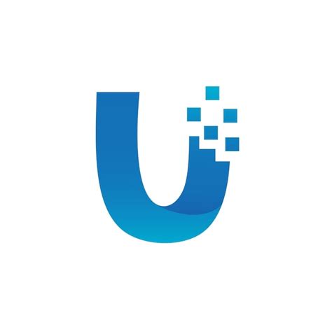 Premium Vector Letter U Tech Logo