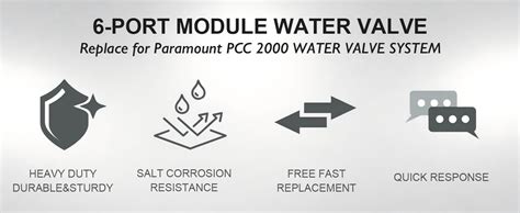 Gunneran 6 Port Gear Module Water Valve Replacement For