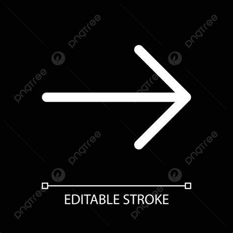 Linear White Ui Icon For Dark Theme Depicting Next File Vector Software Switch File PNG And